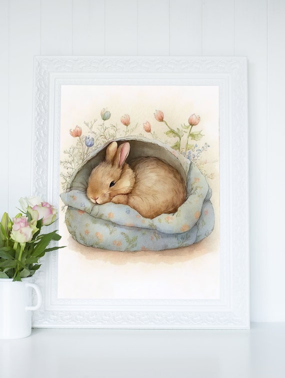 Spring Hare Sleeping