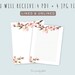 Pink Cherry Blossom Flower Printable Paper, Digital Download Floral ...