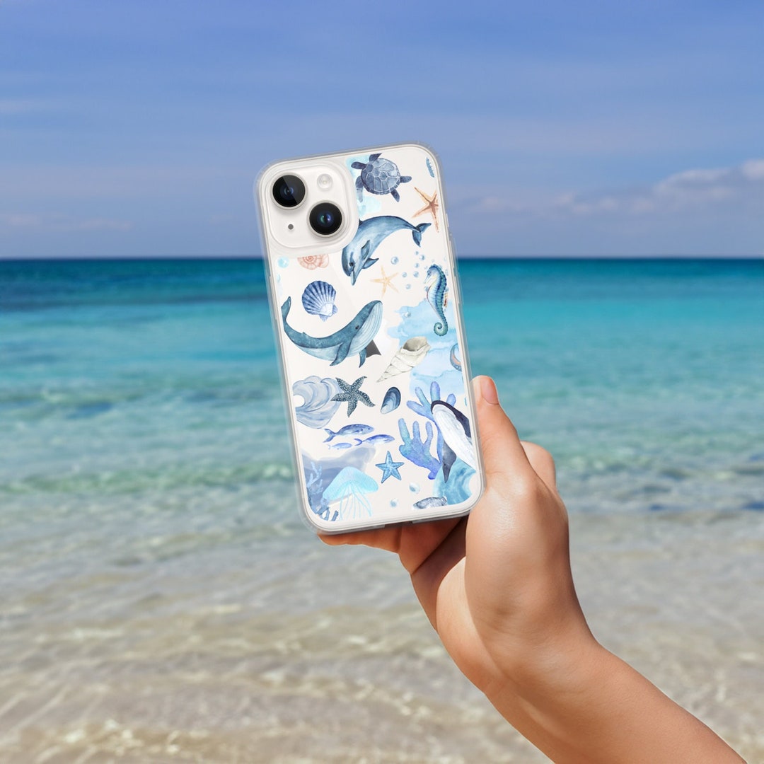 Cute Clear Sea Life Case for Iphone, Ocean Creatures iPhone 14 Pro Max ...