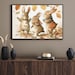 Autumnal Bunny Rabbits Fall Leaves Wall Art, Softness Nursery Art ...