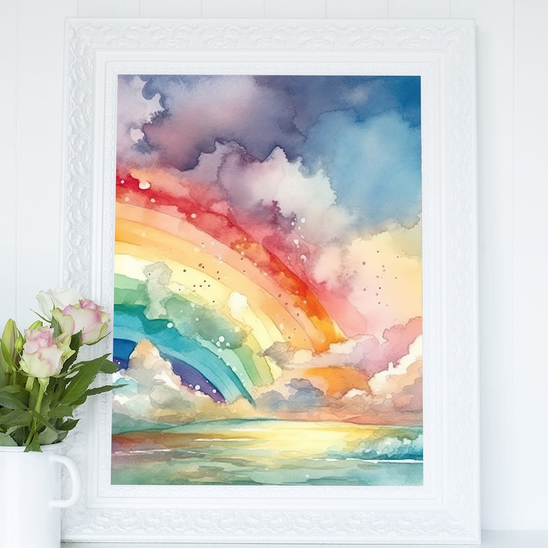 Rainbow Artwork - Etsy