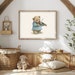 Teddy Bear Playing the Violin Wall Art, Softness Adorable Bear Art ...