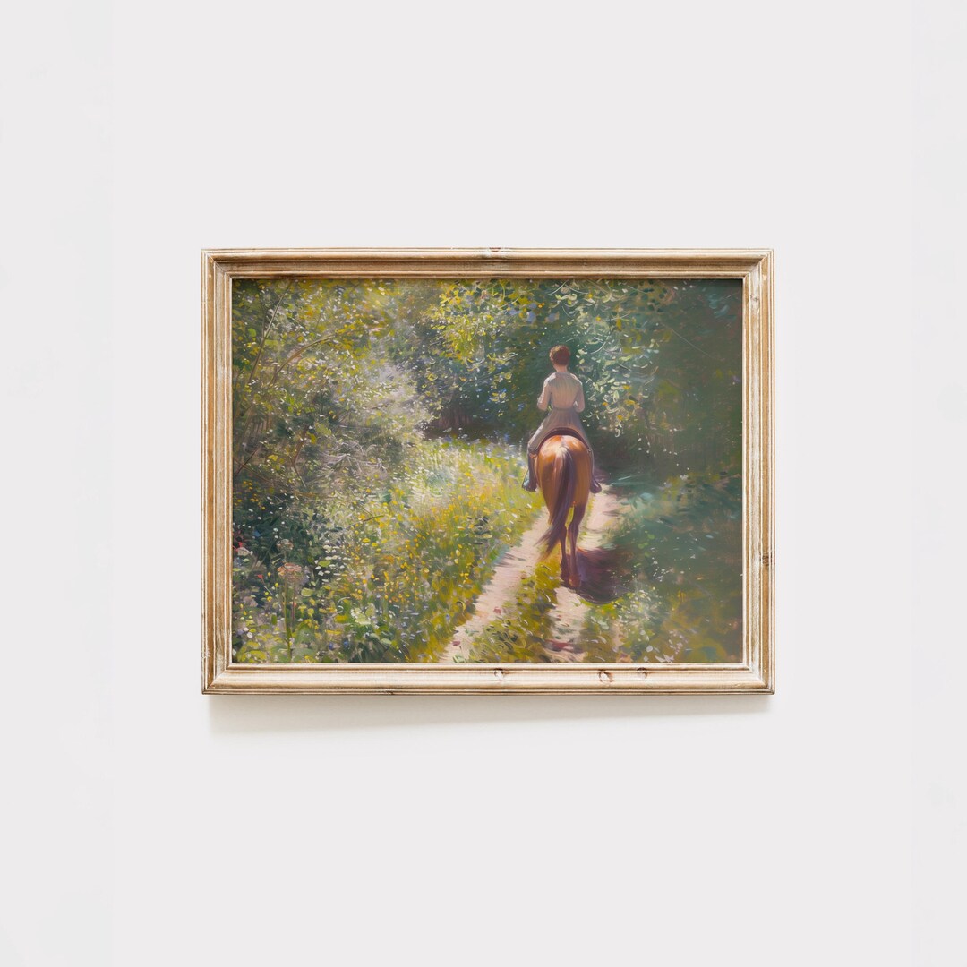 Horse Riding Art, Equestrian Decor, Horse Riding Print, Horse Wall Art ...