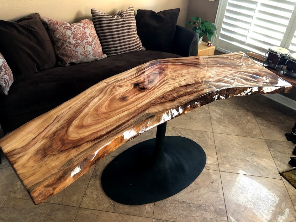 Beautiful Live Edge Epoxy Table/desk LOCAL PICK UP - Etsy