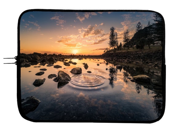 Scenic Nature Water Reflection Laptop Tablet Sleeve Case | Etsy