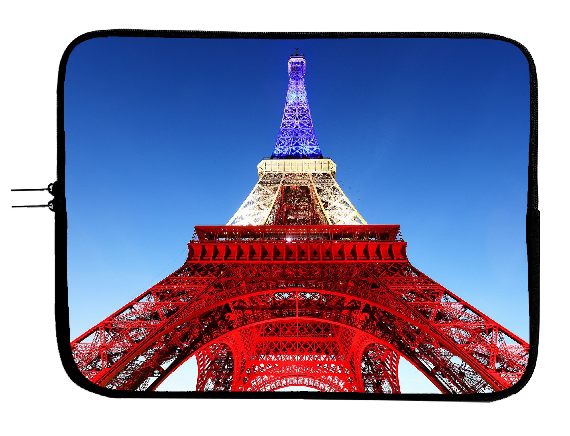 French Flag Laptop Sleeve Case - Flag of France Laptop Bag - Flag De ...