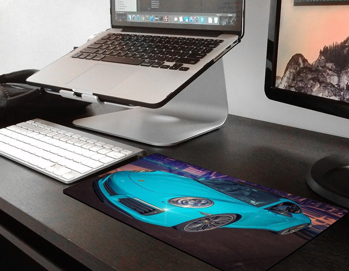 Exotic Sports Car Mouse Pad, Porsche 911 24 X 14 Extra Large Computer ...