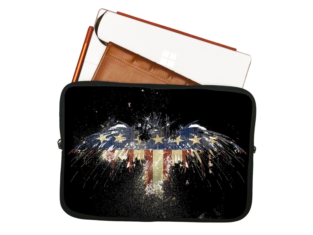 American Flag Laptop Sleeve Case - Usa Flag Computer Tablet Bag ...