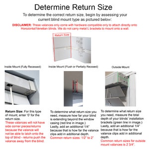 Tailorview, Pair of 3 1/4" H Faux Wood Crown Valance Returns/side ...