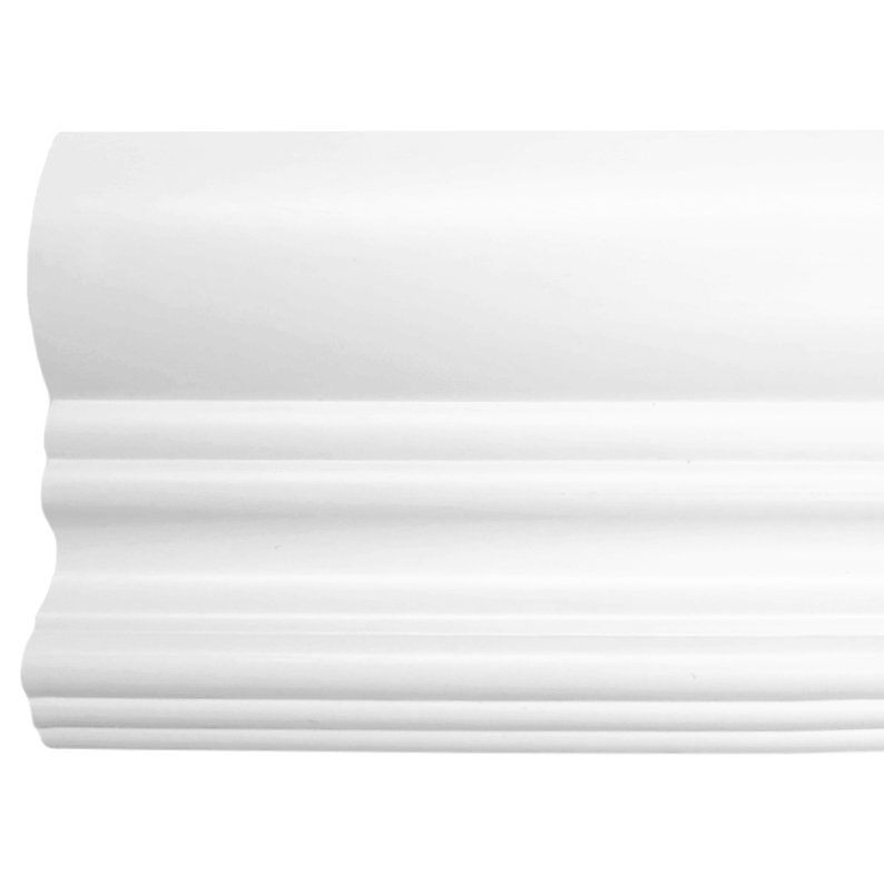 Tailorview, Pair of 3 1/4" H Faux Wood Crown Valance Returns/side ...