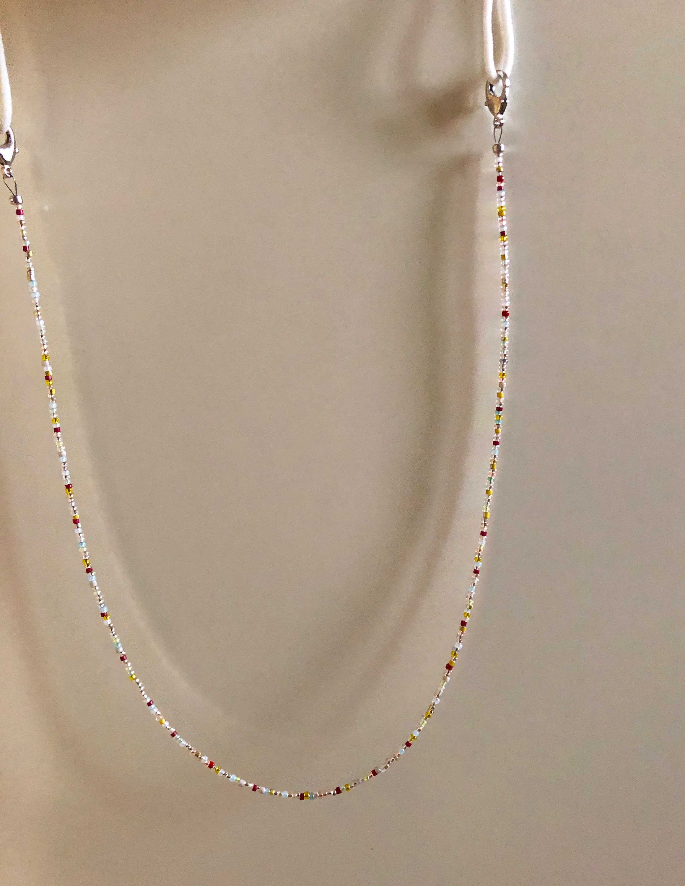 Face Mask Chain Face Mask Holder Japanese Beads Face Mask | Etsy