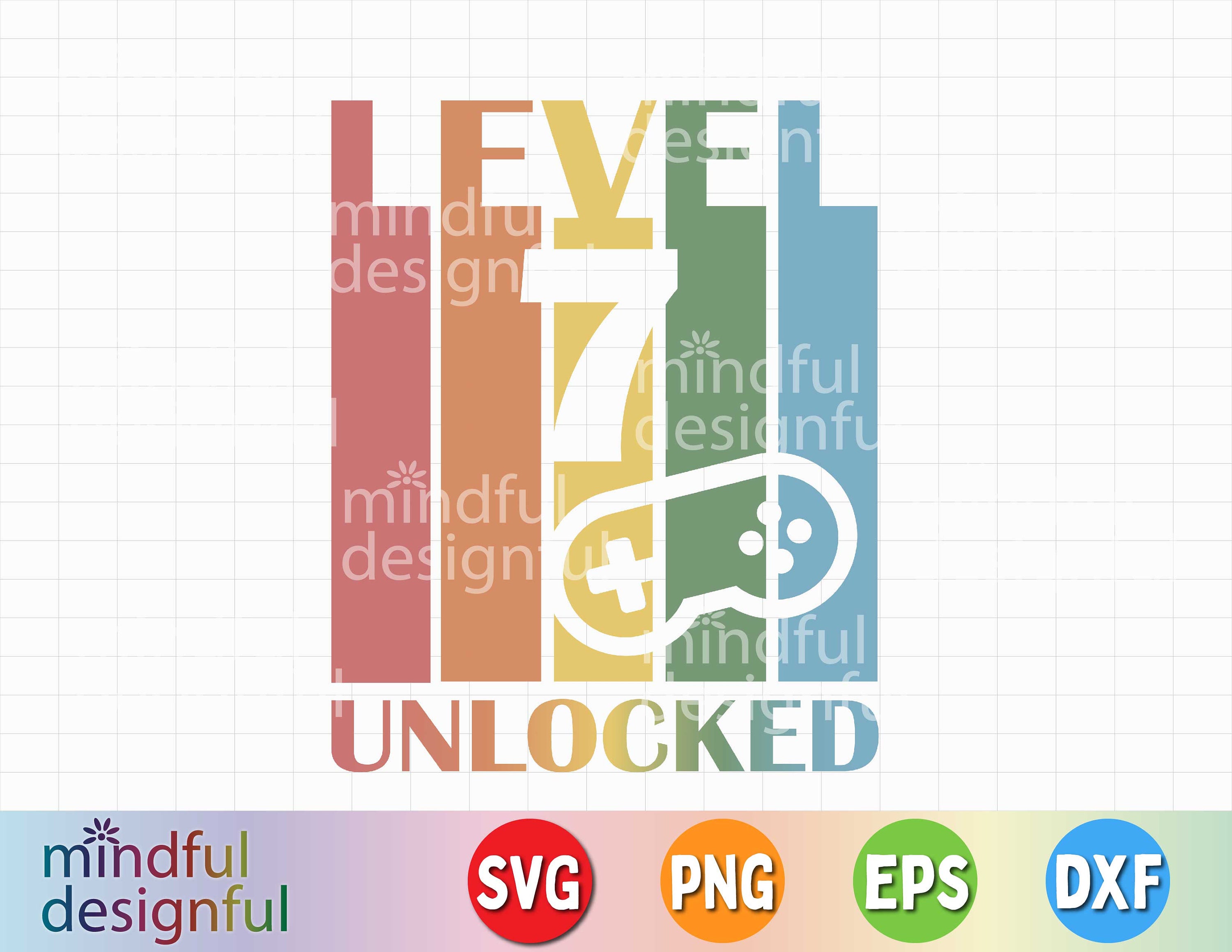 Level 7 Unlocked SVG Seventh Birthday Svg Seven Birthday - Etsy