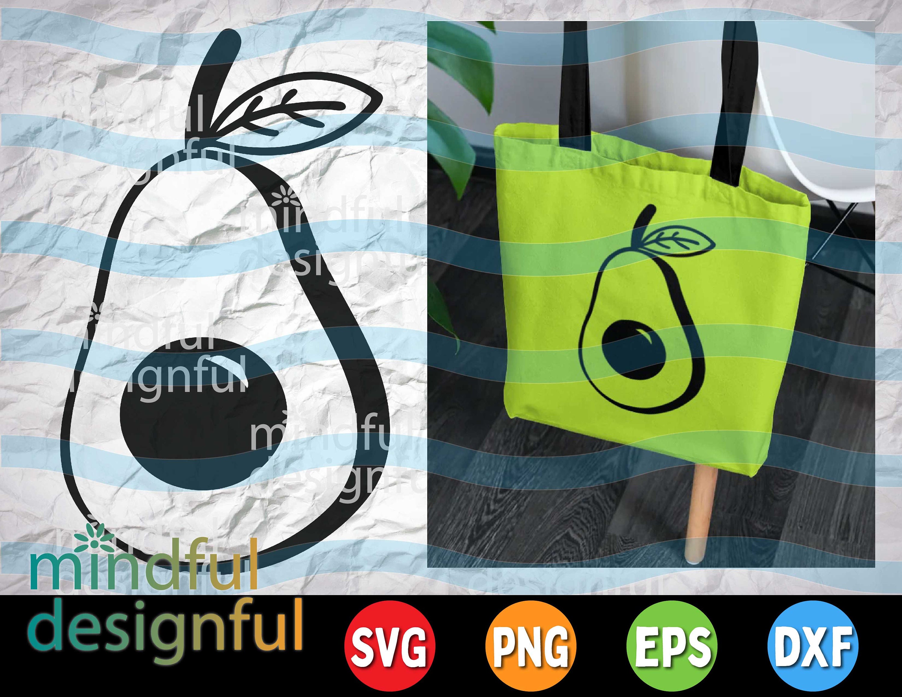 Avocado SVG Avocado Cut File Avocado Clipart Vegan Svg - Etsy