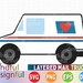 Mail Truck SVG Mail Truck Layered Postal Service Svg Mail Truck Thank ...