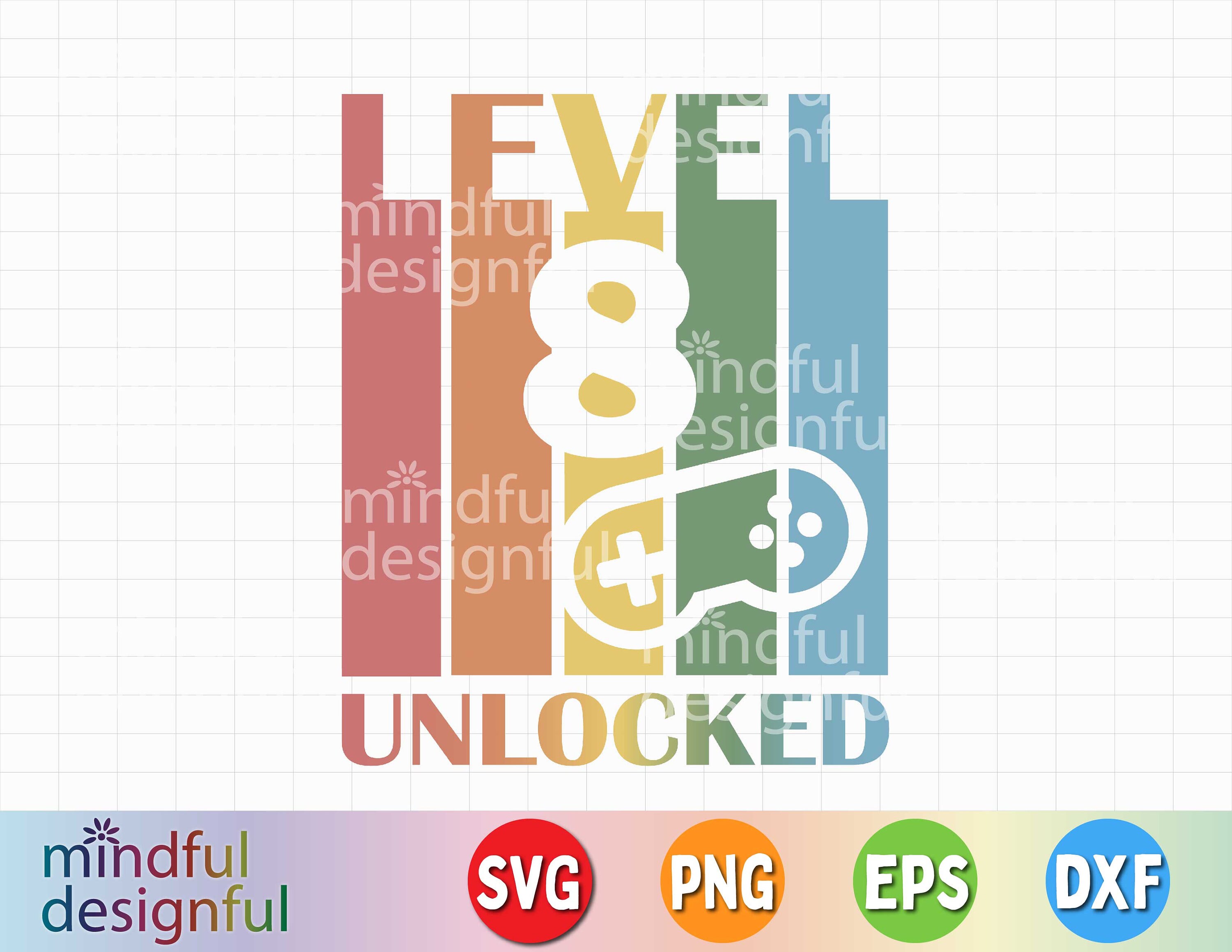 Level 8 Unlocked SVG Eighth Birthday Svg Eight Birthday | Etsy