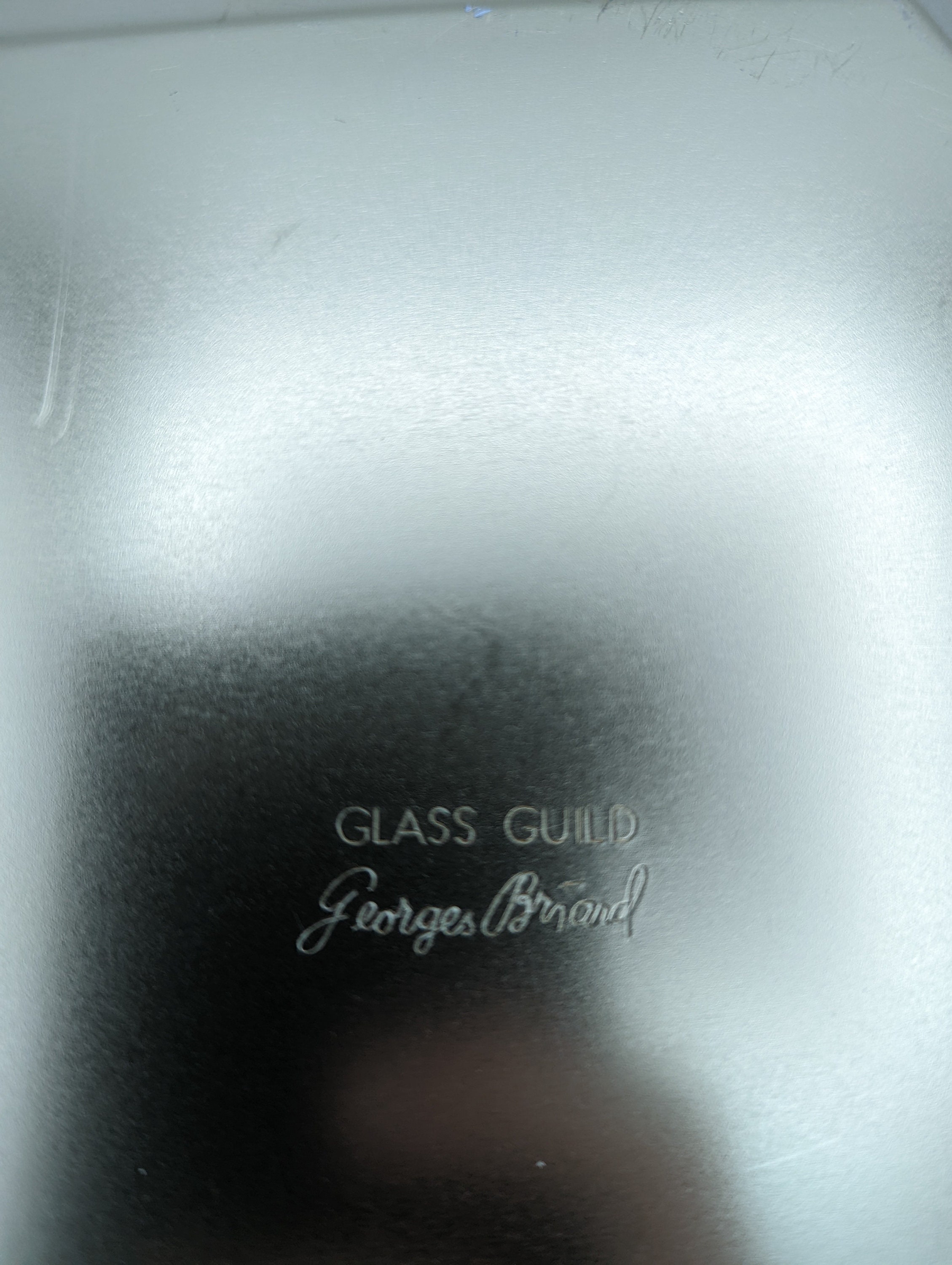 Georges Briard Glass Guild Hexagonal Plate Mid Century Jeweled Glass ...