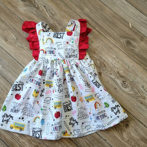 Back to School Dress - Etsy