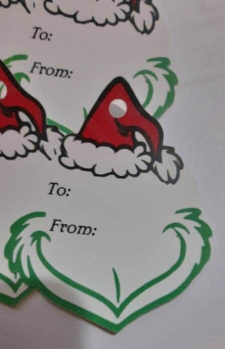 GRINCH Gift Tags - Etsy