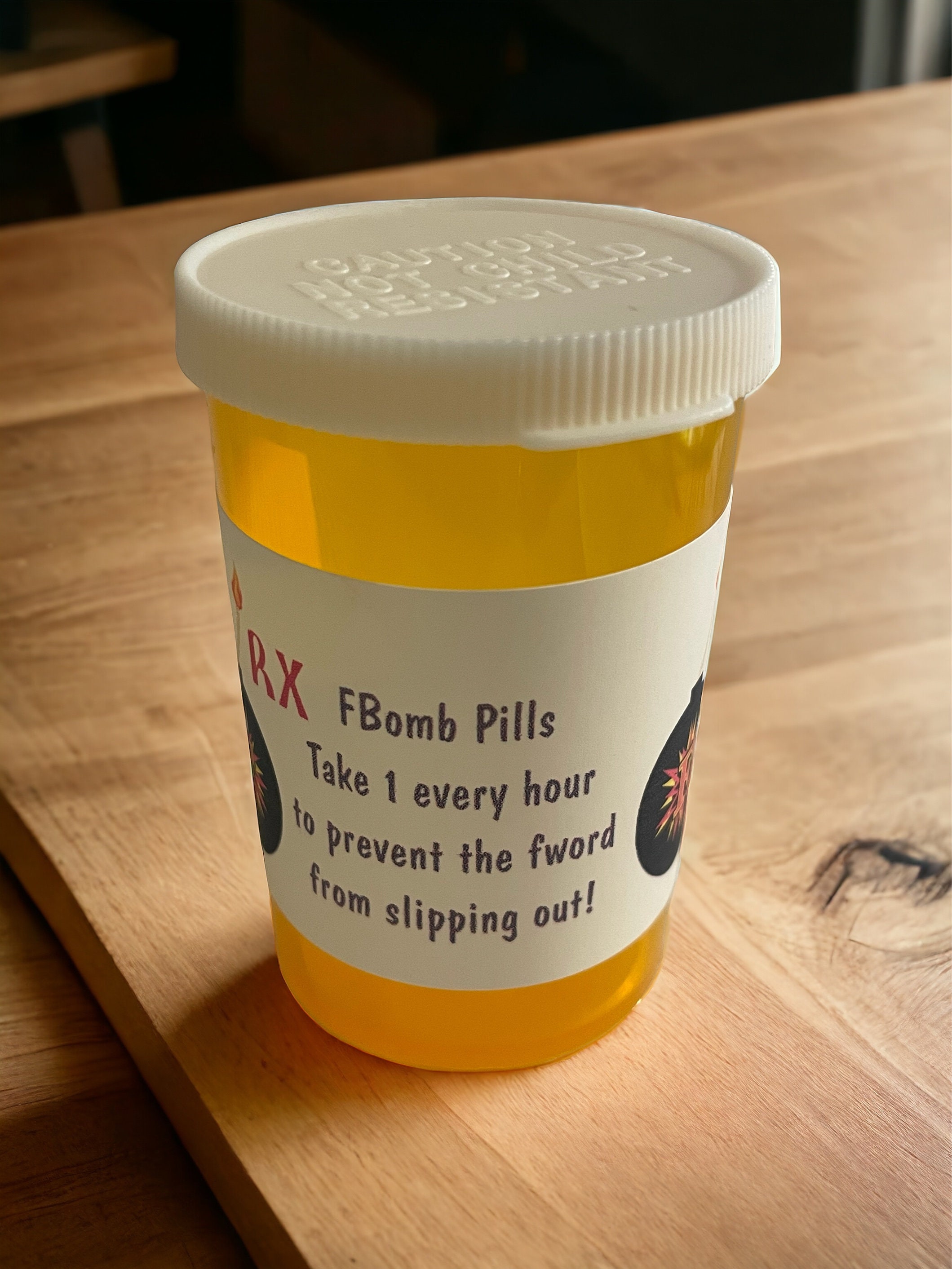 F Bomb Pill Bottle Funny Gift - Etsy