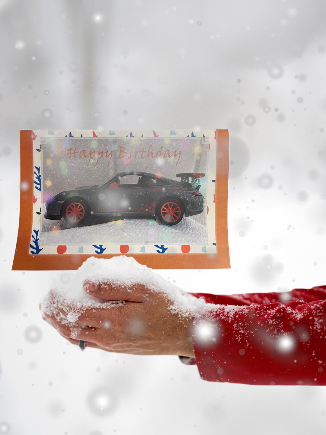 Digital Porsche Birthday Card Download. 2 Versions. - Etsy