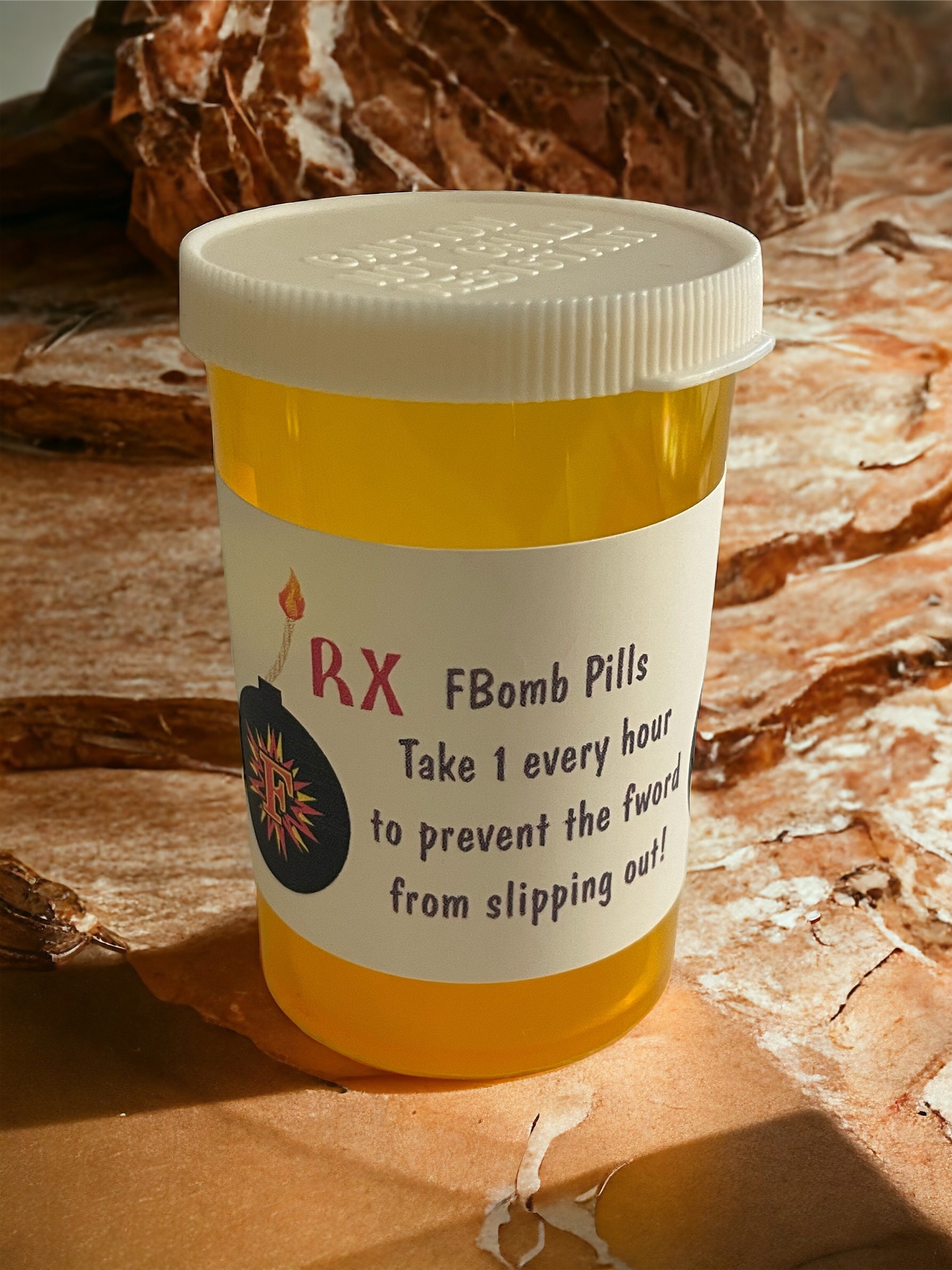 F Bomb Pill Bottle Funny Gift - Etsy