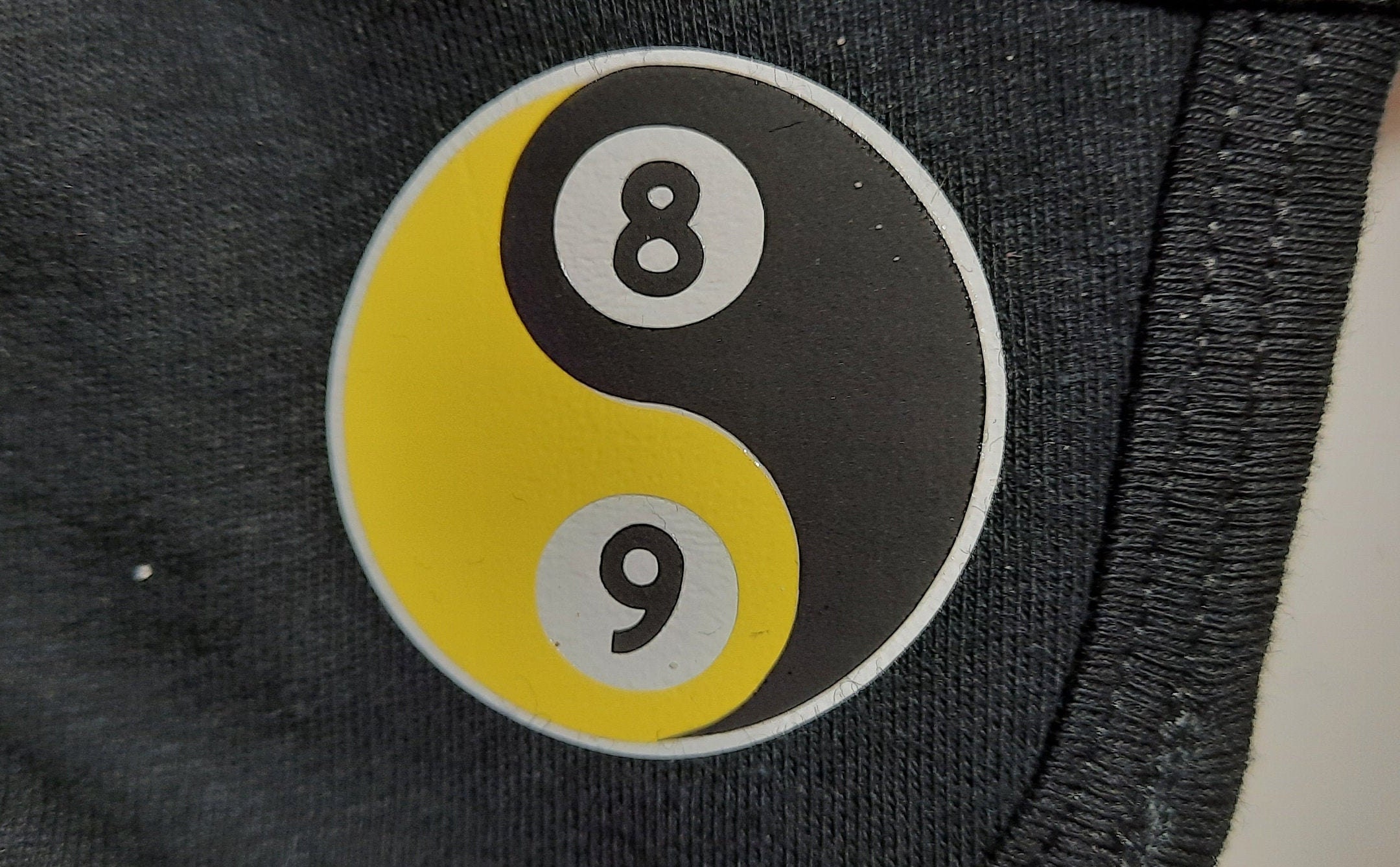 8 Ball / 9 Ball Ying Yang Mask - Etsy