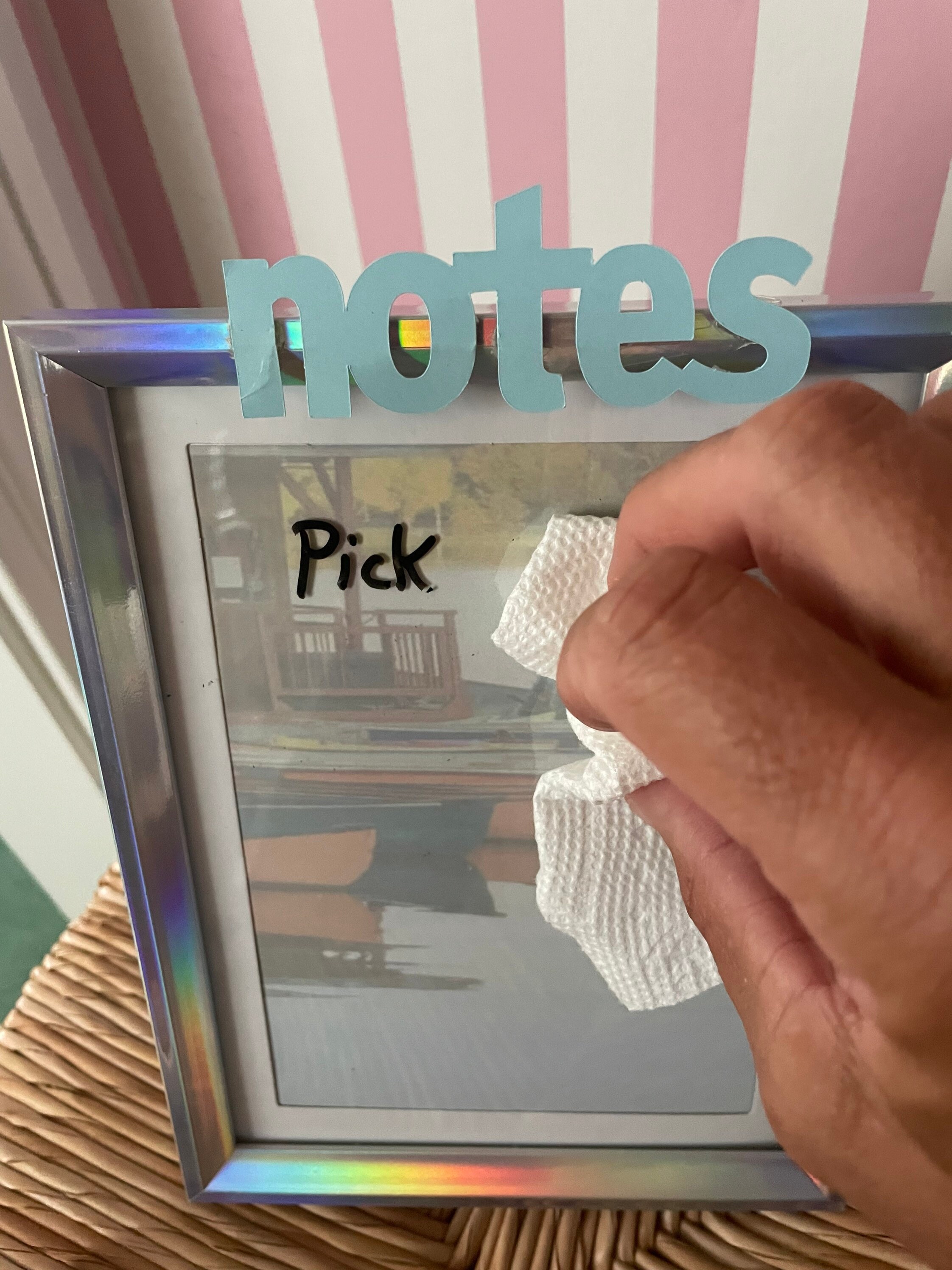 Dry Erase Frame or Note Frame. - Etsy