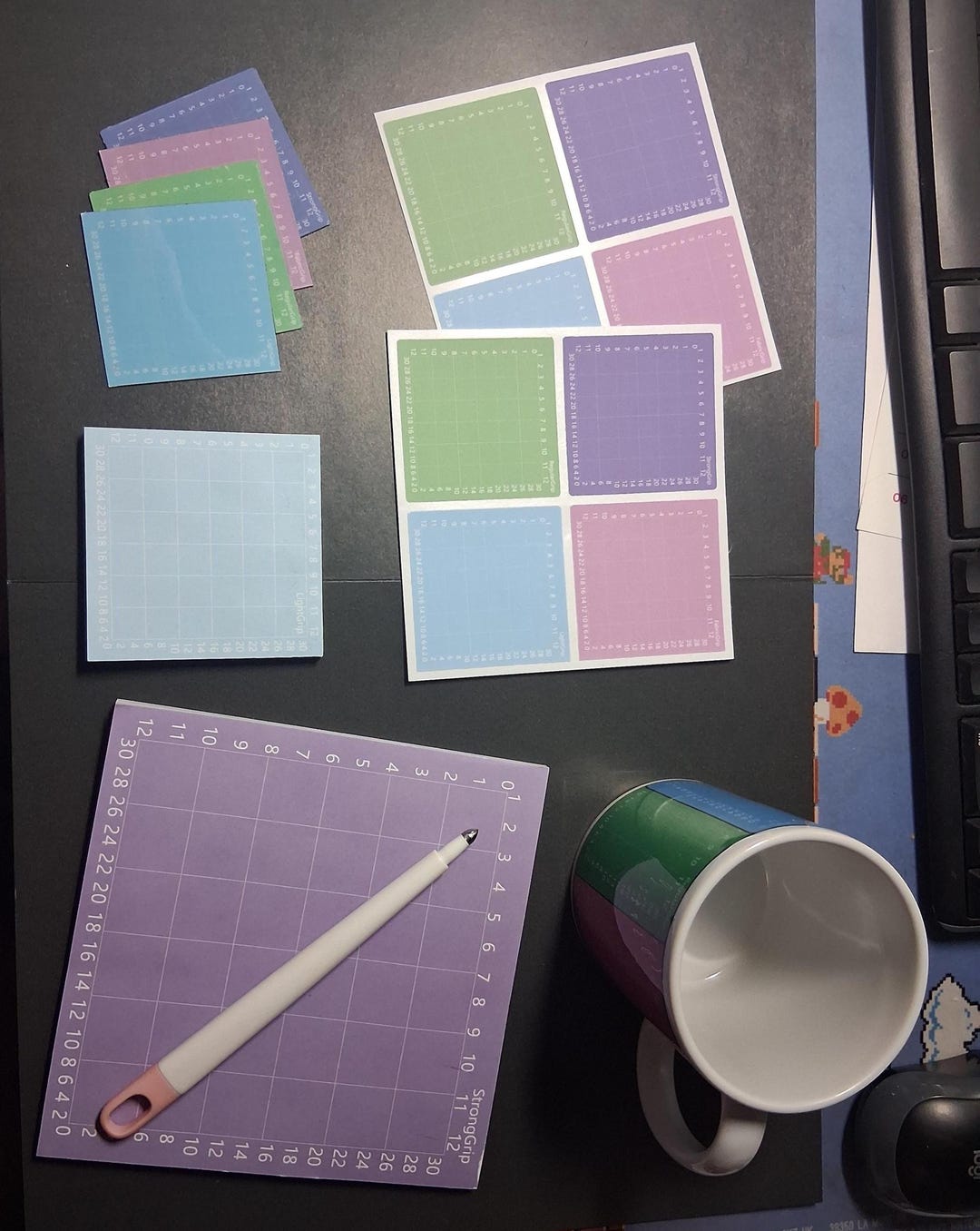 Crafter Gift Set, Cutting Mat Design, Mug, Stationery - Etsy