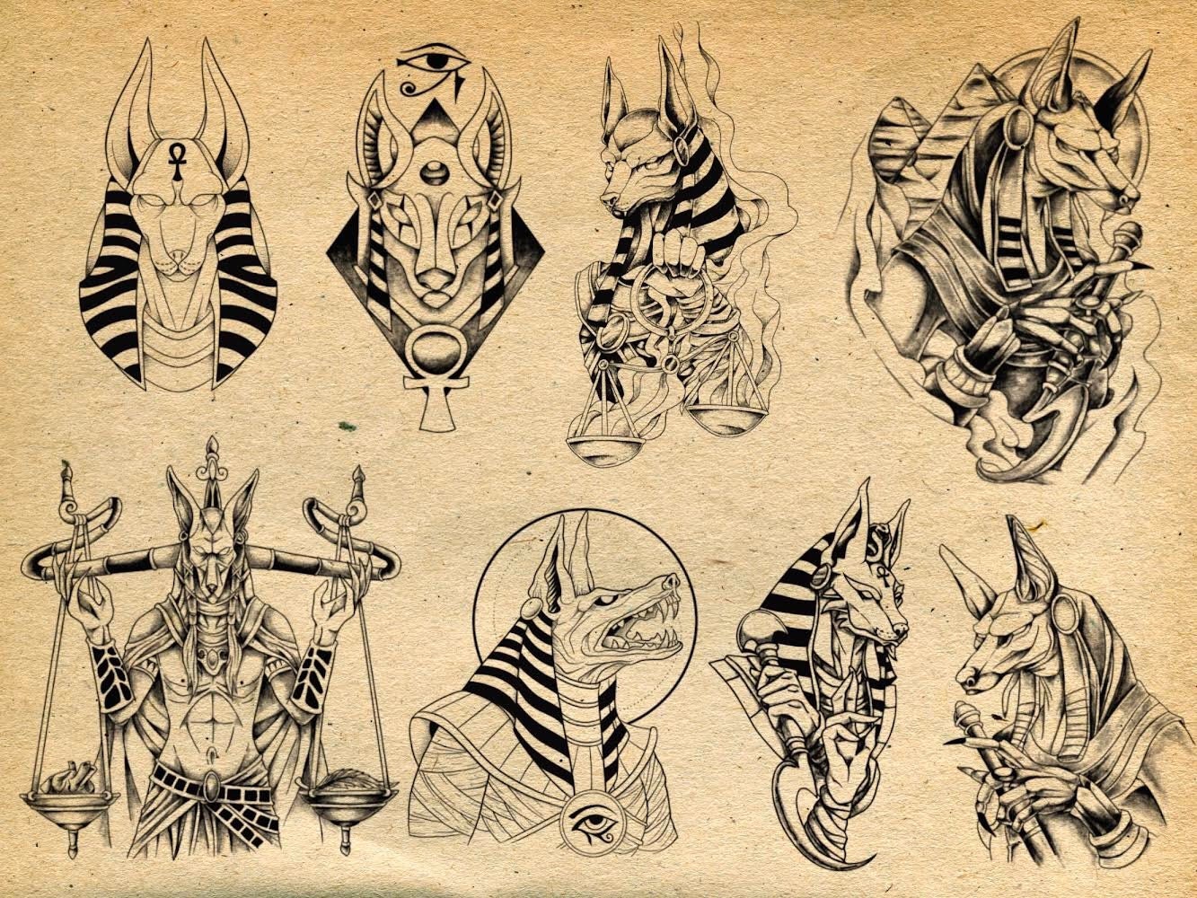 23 Egyptian Mythology Brushes for Procreate Pyramid - Etsy