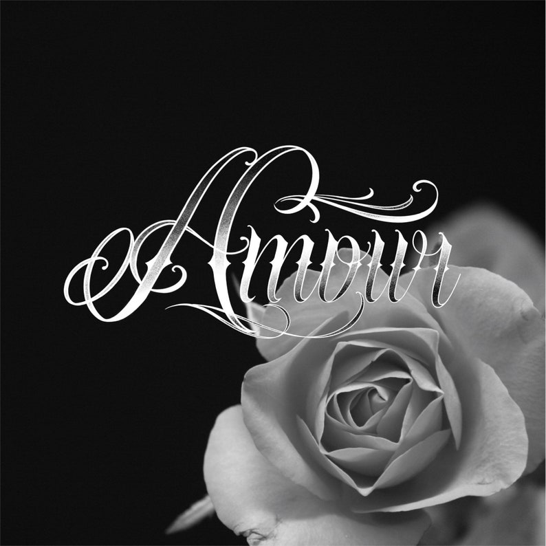 52 Chicano Tattoo Letters Vol2 2 Alphabets Uppercase Etsy