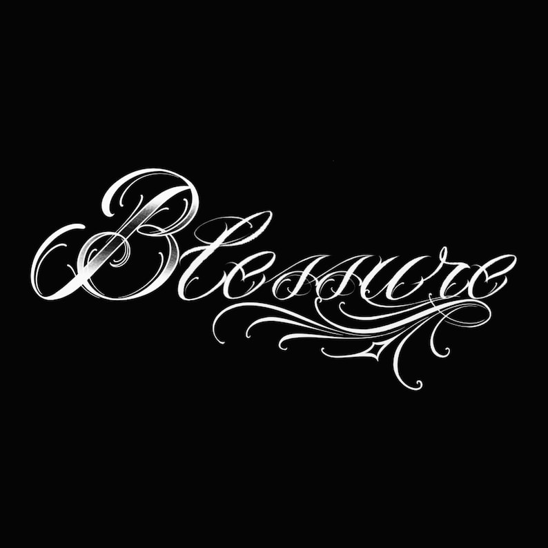 52 Chicano Tattoo Letters 2 Alphabets : Uppercase - Etsy