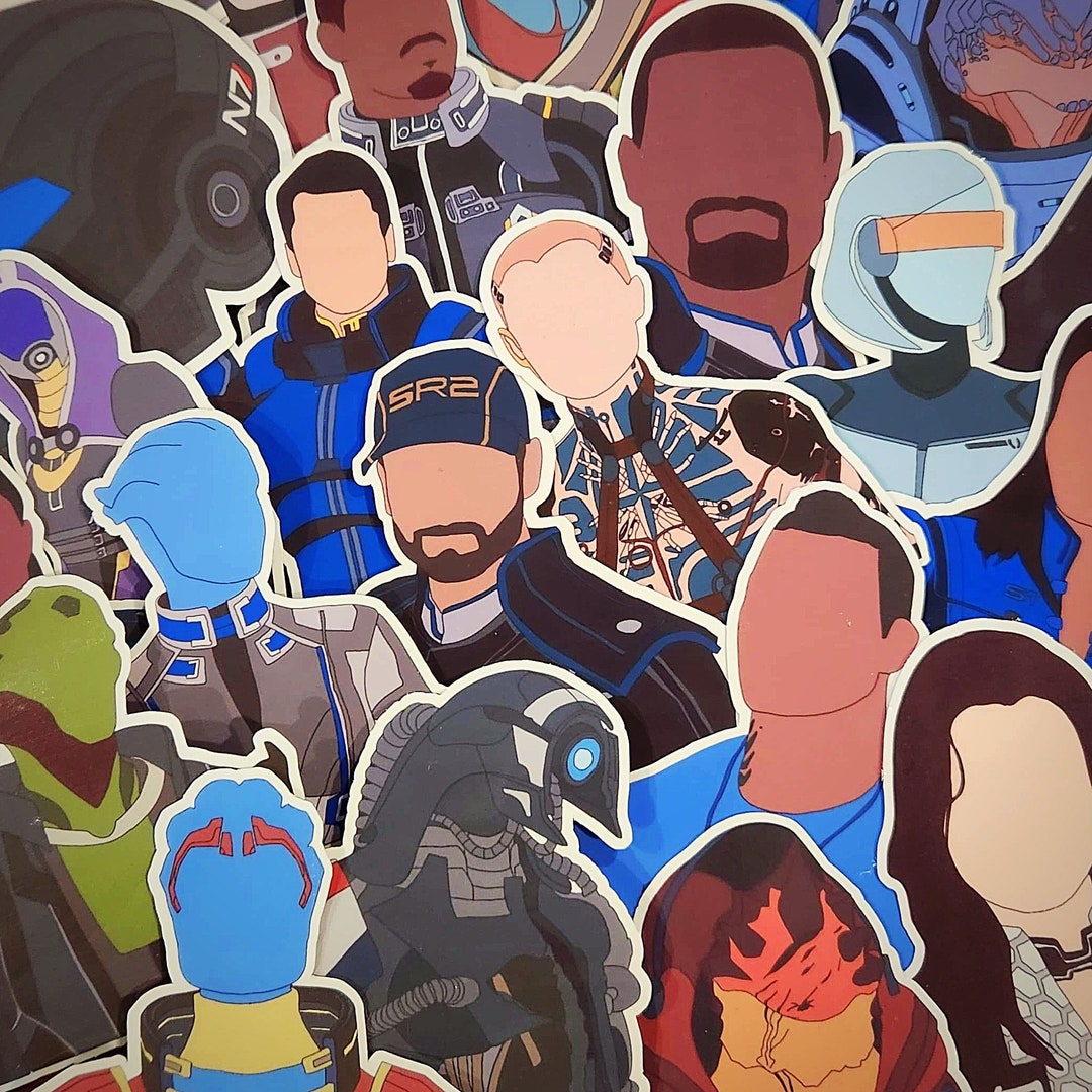 Mass Effect Stickers - Etsy