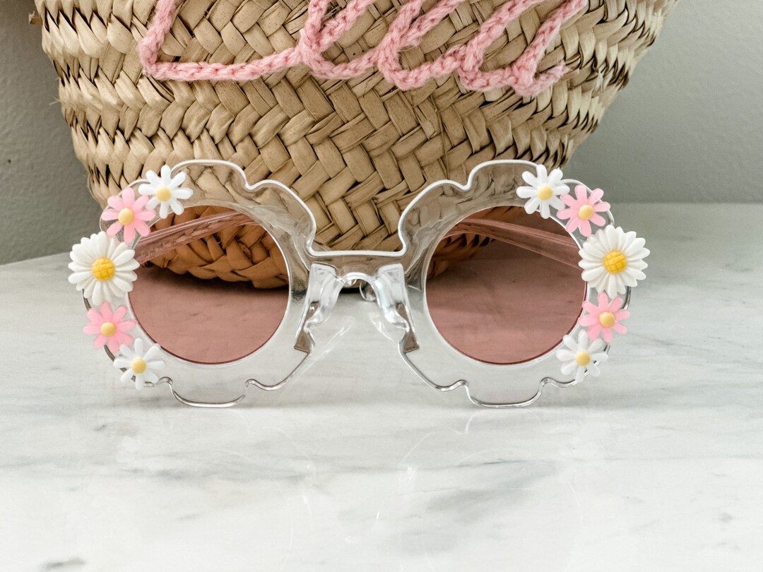 Daisy Flower Sunnies, Spring Sunglasses, Summer Sunglasses, Flower ...