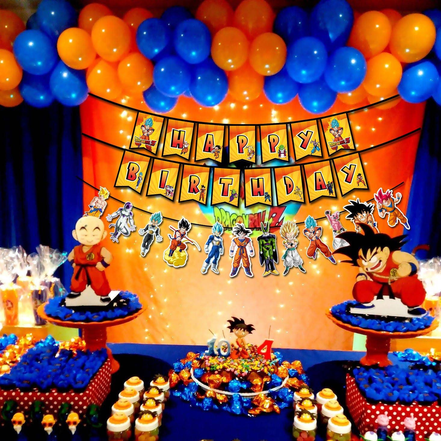 Printable dragon ball z banner dragon ball z dragon ball z | Etsy