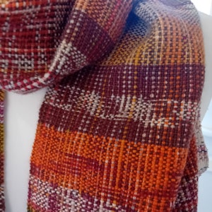 Hand Woven Scarf in Fine Merino - Etsy