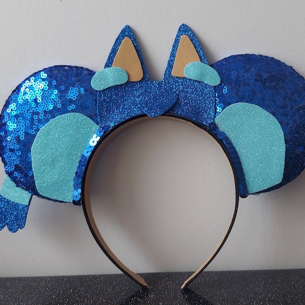 Bluey Font With Ears Svg - Etsy