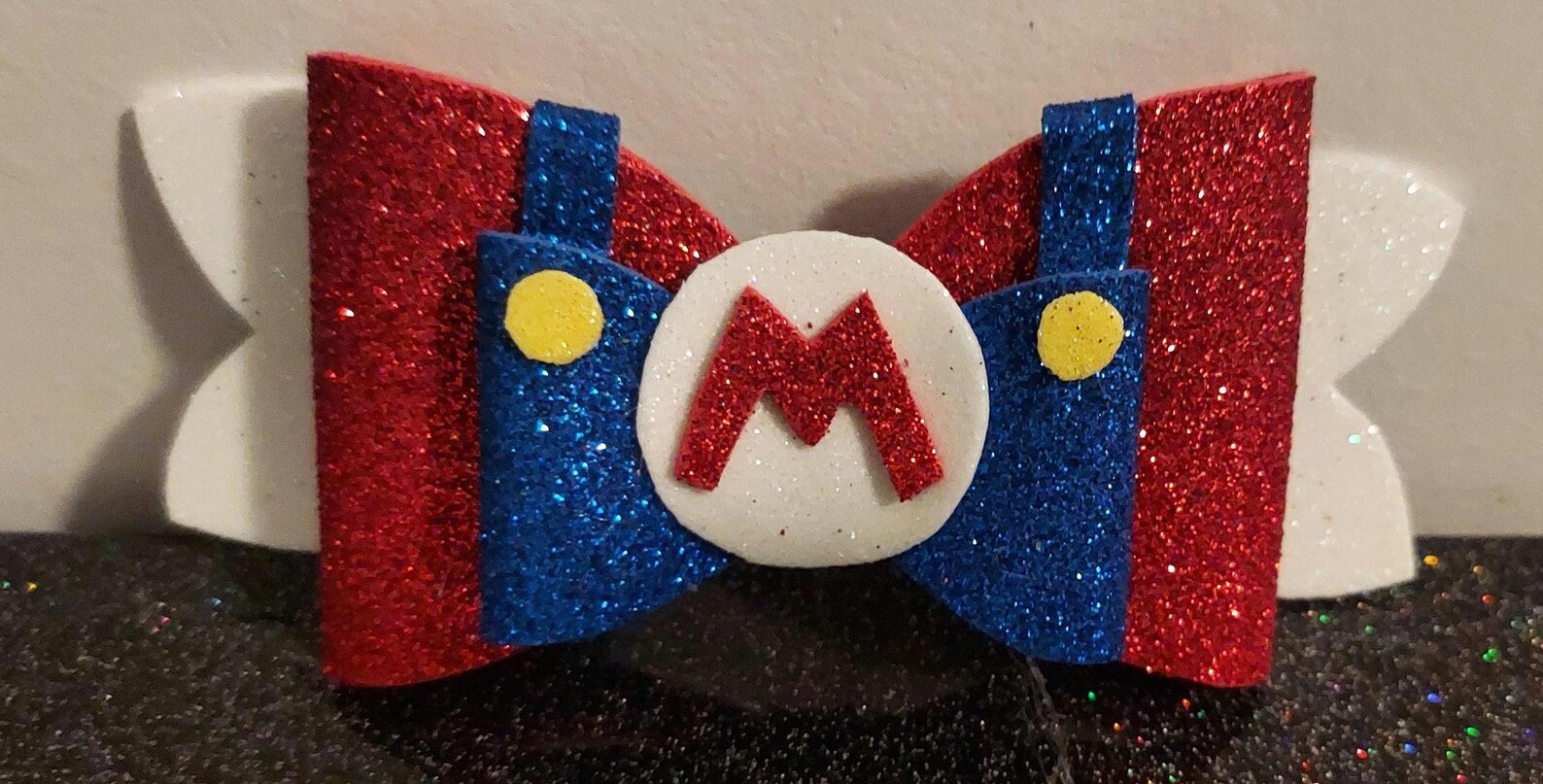 Custom Made Mario & Luigi Hair Bow - Etsy