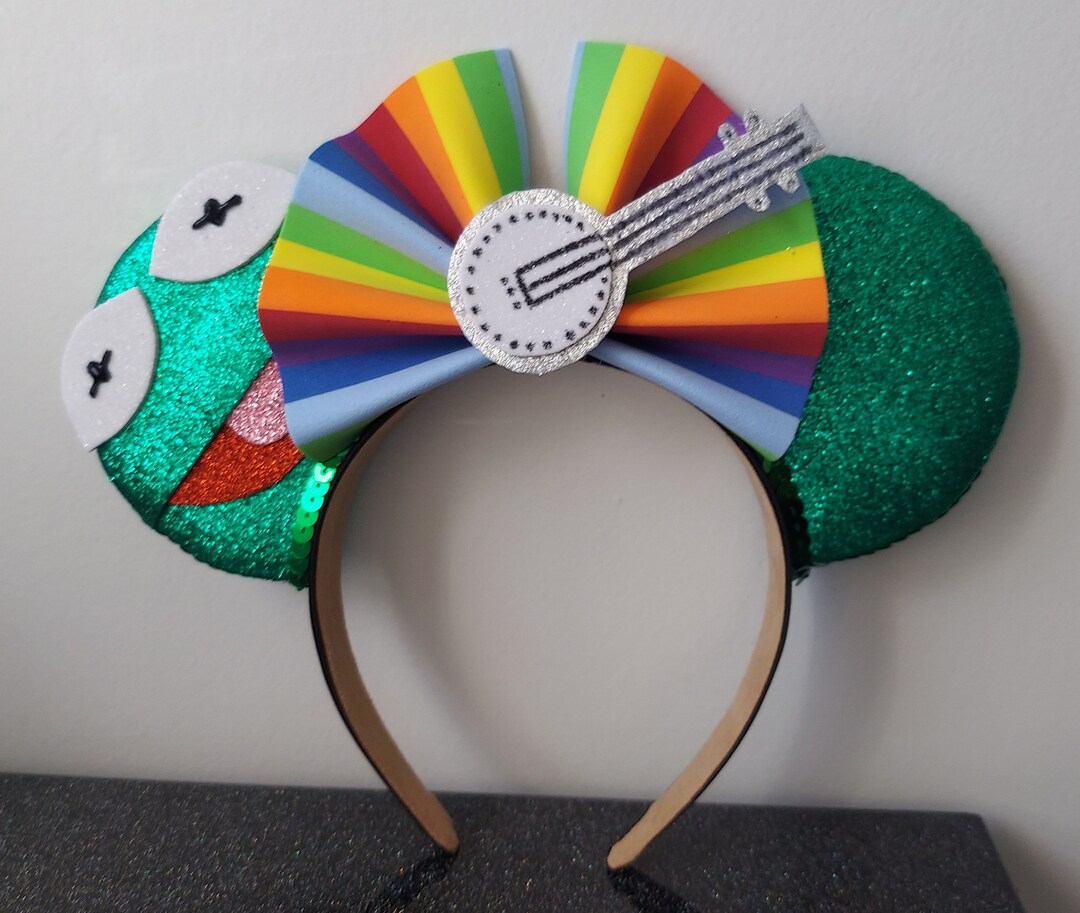Kermit Rainbow Connection Banjo Inspired Mouse Ears - Etsy