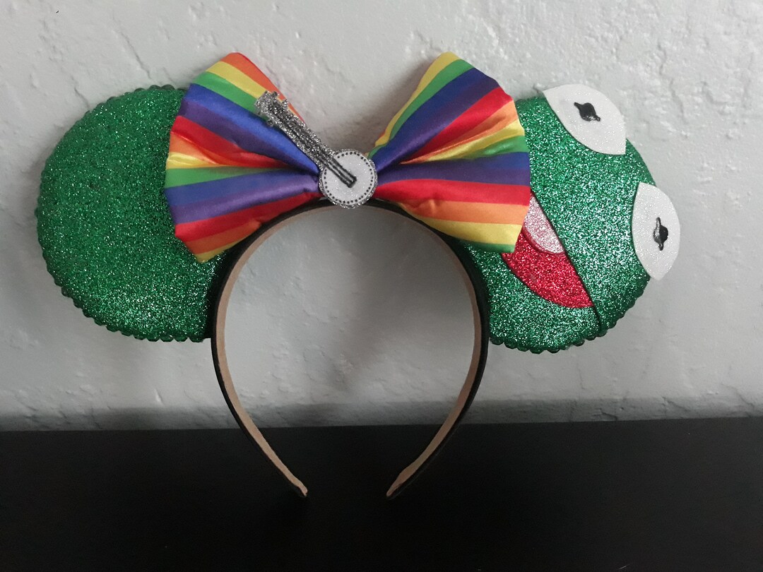 Kermit Rainbow Connection Banjo Inspired Mouse Ears - Etsy