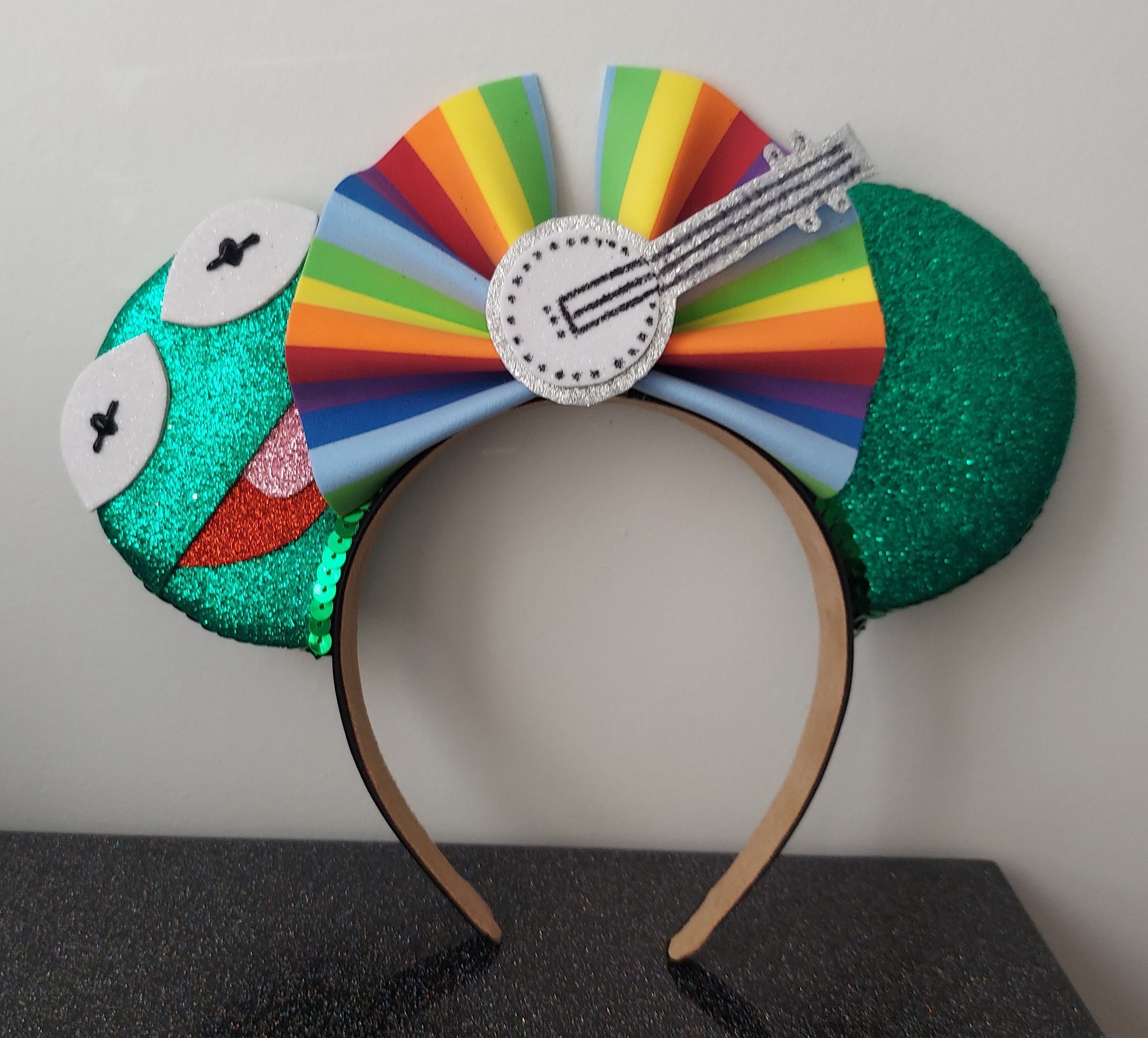 Kermit Rainbow Connection Banjo Inspired Mouse Ears - Etsy