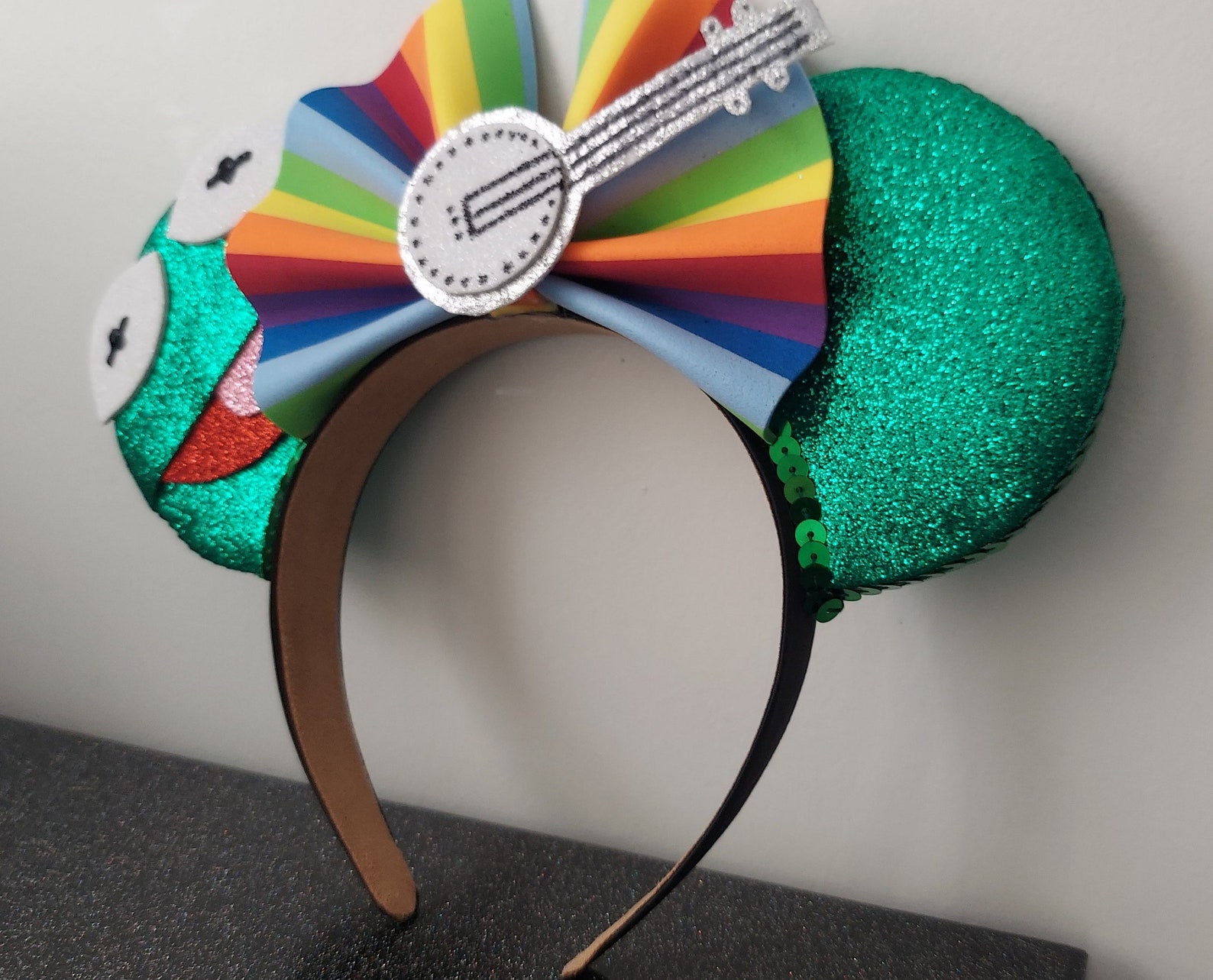 Kermit Rainbow Connection Banjo Inspired Mouse Ears - Etsy
