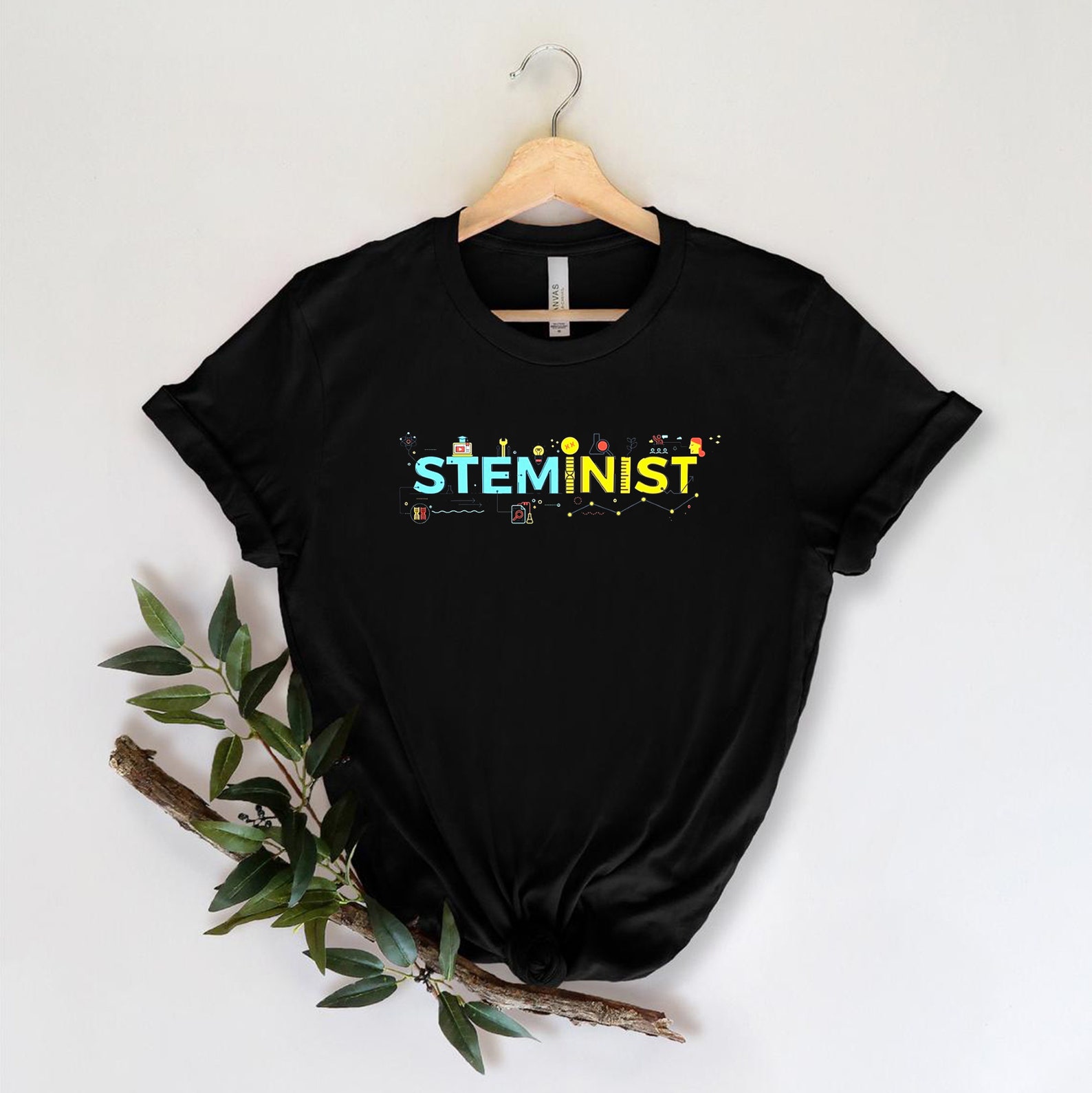 Steminist Shirt Stem Woman Shirt Women in Science | Etsy