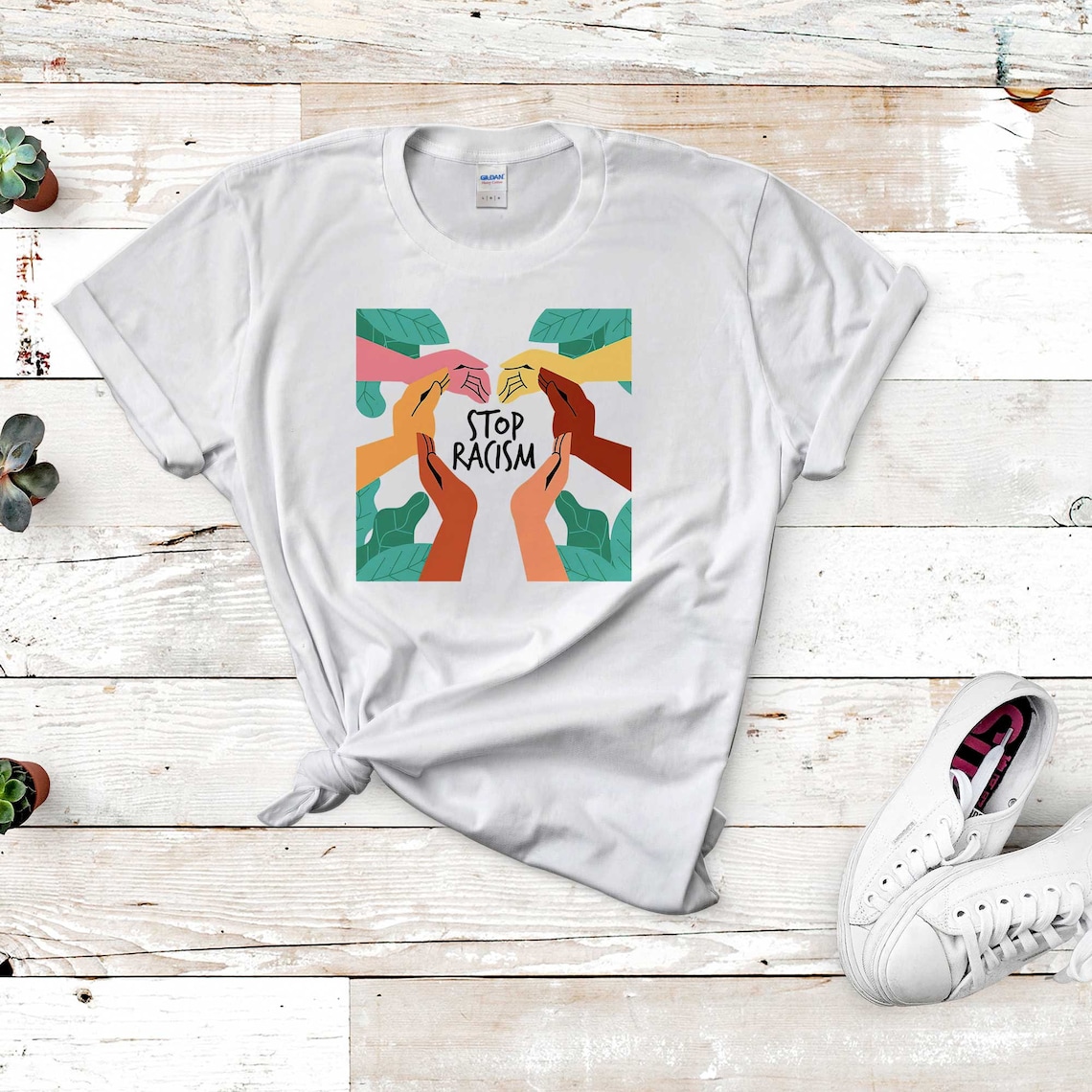 Stop Racism Shirt Racial Equality Shirt Anti Racism Shirt | Etsy