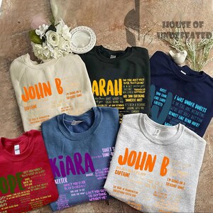 Inspired Outer Banks Quotes, Obx Sarah Quotes,unisex Sweatshirt - Etsy