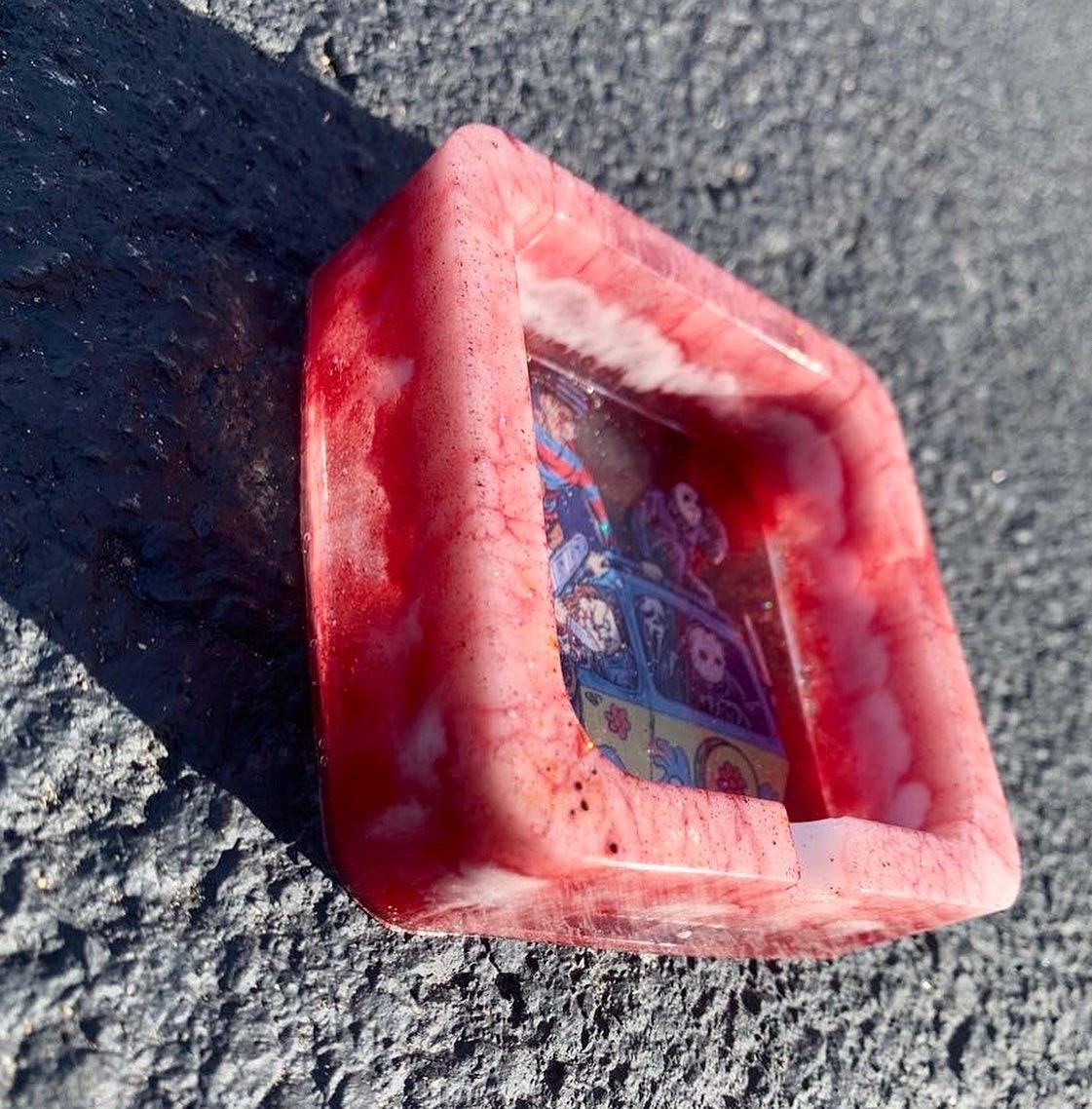 Spooky Red White Blood Murder Mystery Machine Scooby Doo - Etsy Ireland