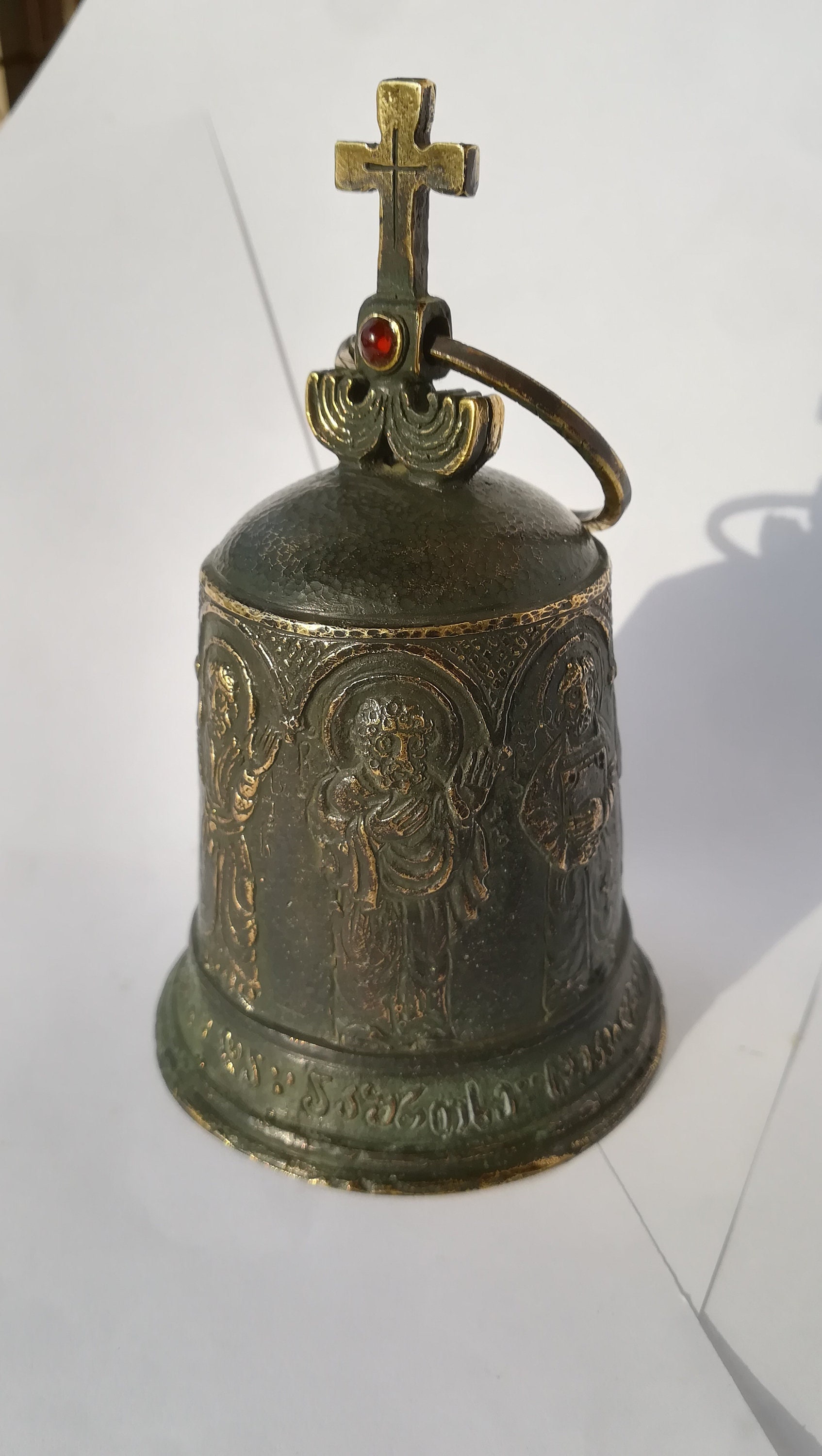 Decorative Bronze Bell, Decorative Bell, Small Bell, Ecclesiastical ...
