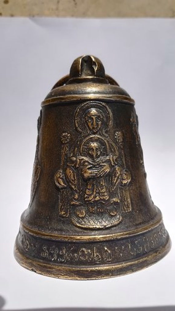 Bronze Bell Decorative Bell Small Bell Ecclesiastical Item | Etsy