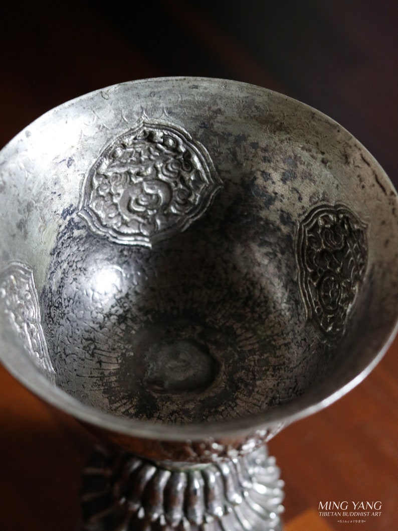 Butter Lamp 3 Tibetan Buddhist Ritual Offering silver - Etsy