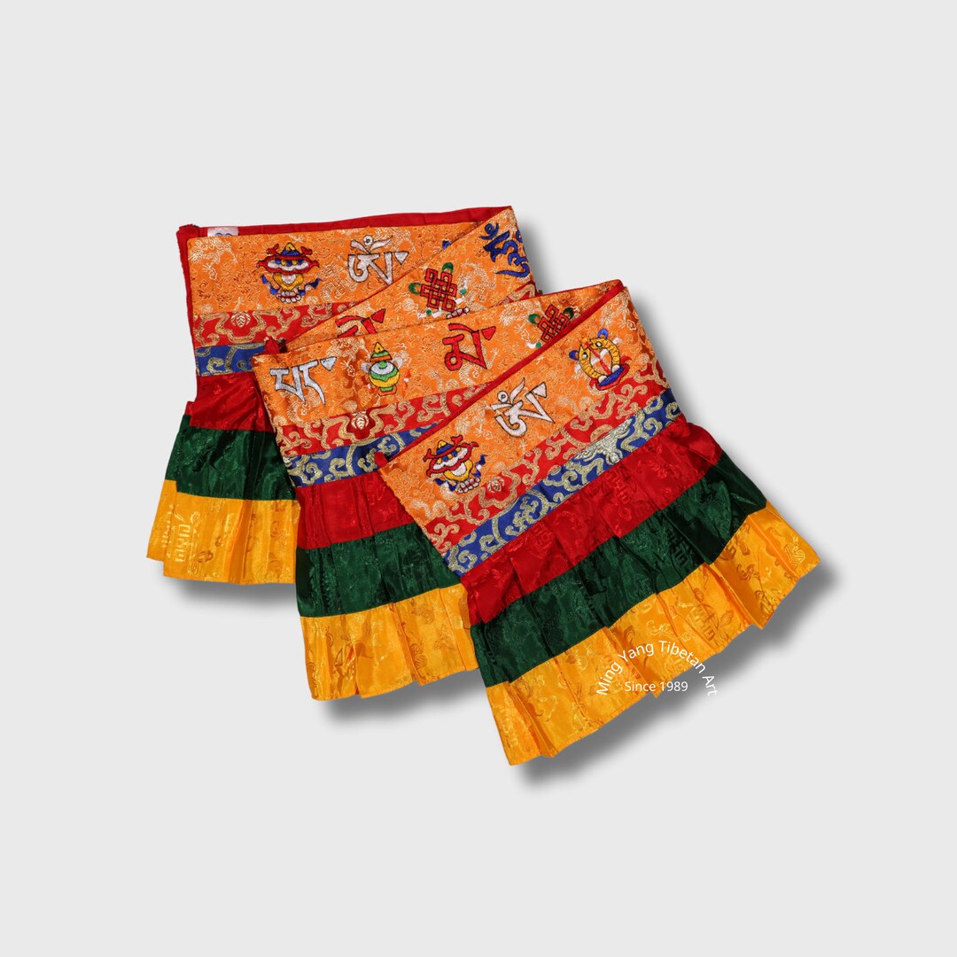 BN#4 - 38x300cm - Nepal Shambu Banner (3 COLORS + 8 Auspicious Symbol ...