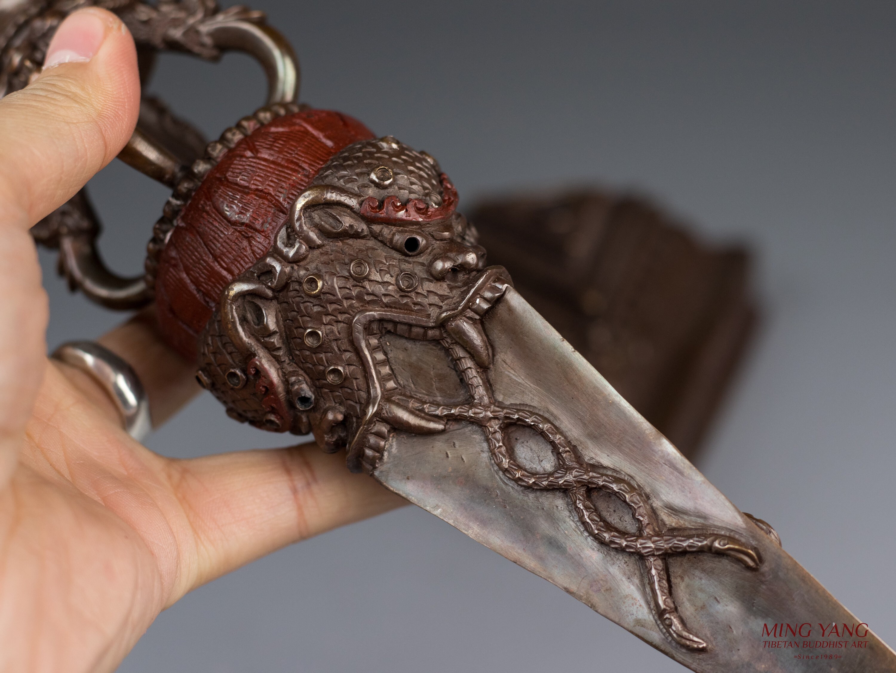 PB45 Phurba 39cm Tibetan Buddhist Ritual Dagger Tantric | Etsy